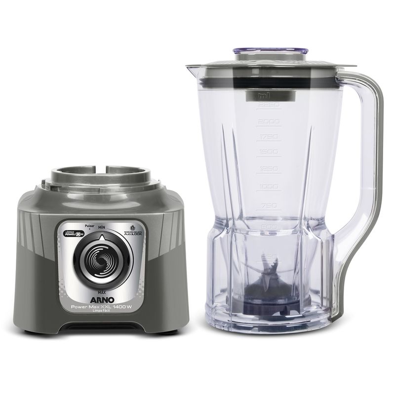 Liquidificador Arno Power Max XXL 1400W Cinza LN87 | ARNO